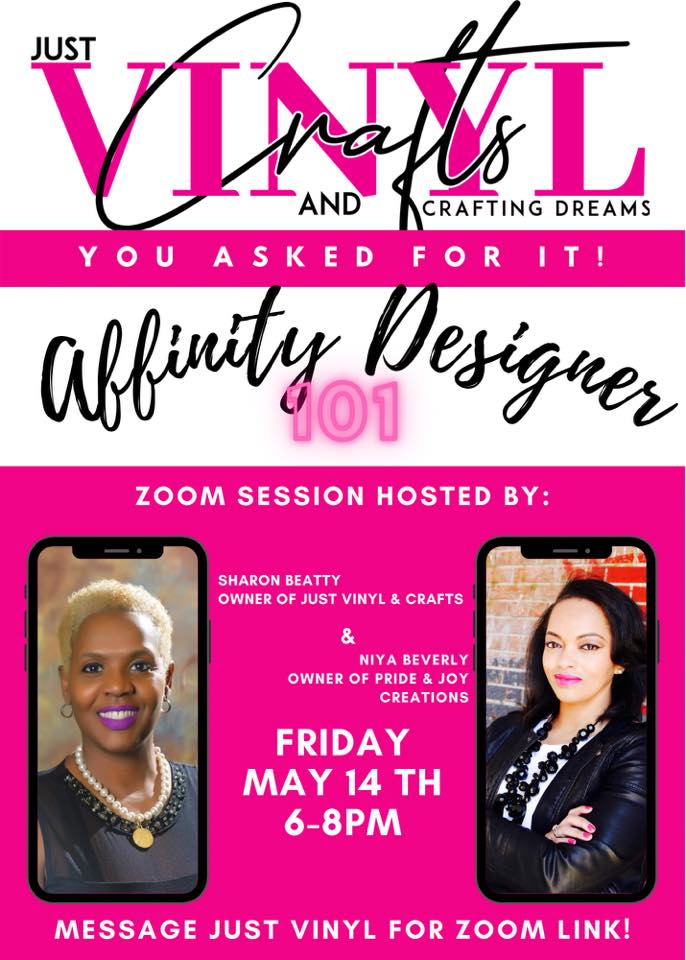 Affinity Designer 101 tutorial– Just Vinyl and Crafts