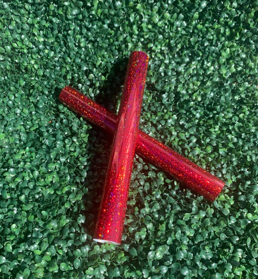 Red Hologram Heat Transfer Vinyl– Just Vinyl and Crafts